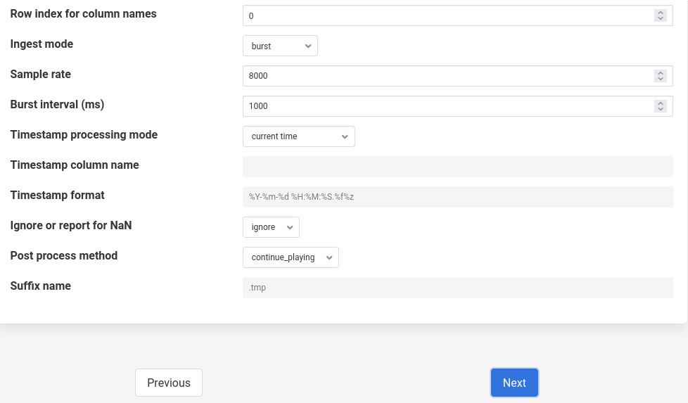 CSV Playback Flir Documentation